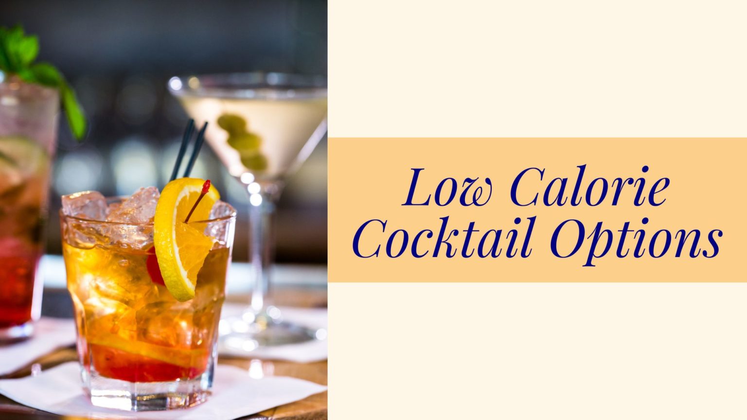 low calorie cocktail options – 305 Hive